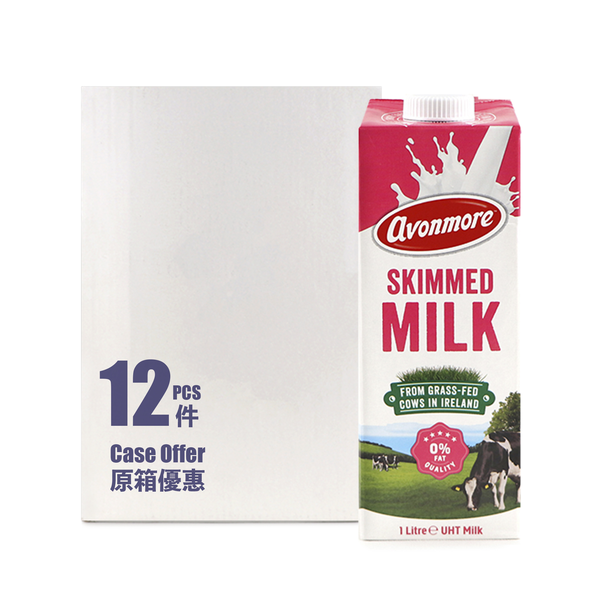 Avonmore UHT Skimmed Milk Case Offer (12*1L) - Ireland* - South Stream ...