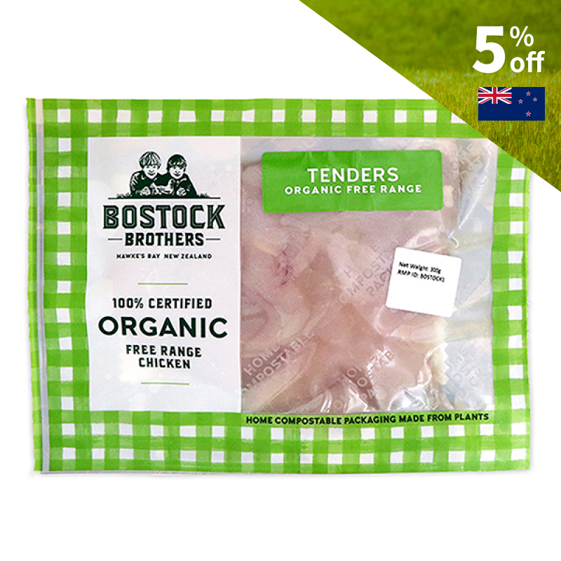 Frozen NZ Bostock Brothers Organic Chicken Tenders 300g* - South Stream ...